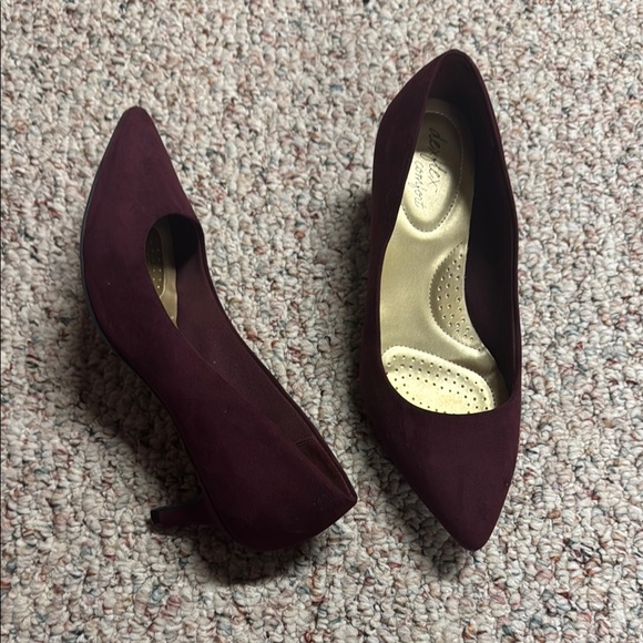dexflex comfort | Shoes | Elegant Burgundy Heels | Poshmark